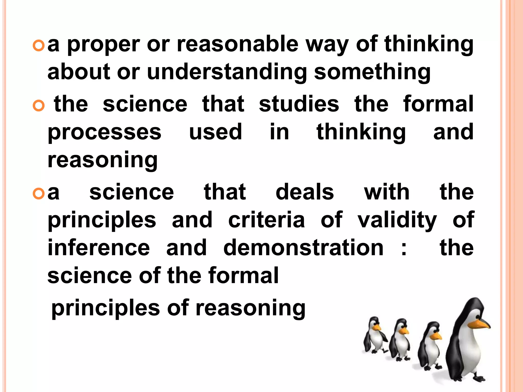 Logic Reasoning | PPTX