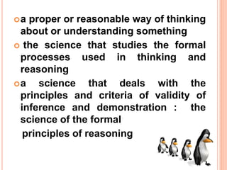 Logic Reasoning | PPTX