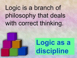 Logic: Definition and Benefits | PPT