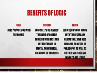Logic: Definition and Benefits | PPT