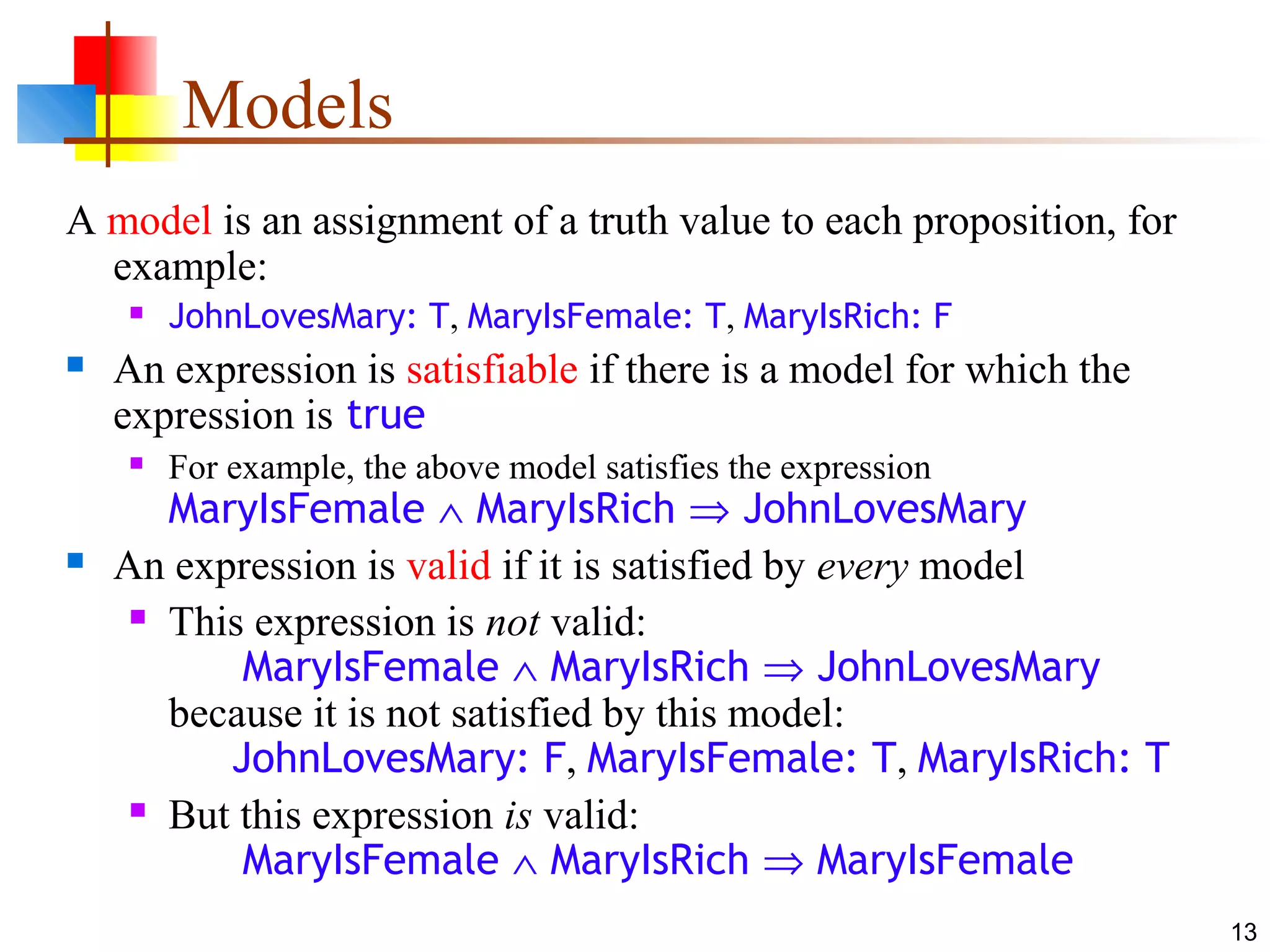 Propositional Logic and Pridicate logic | PPT