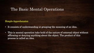 Logic and Philosophy Logic and Philosoph | PPTX