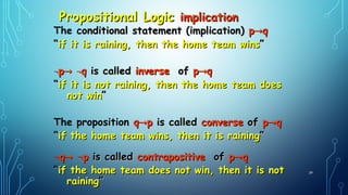 Logic general mathematics second quarter | PPT