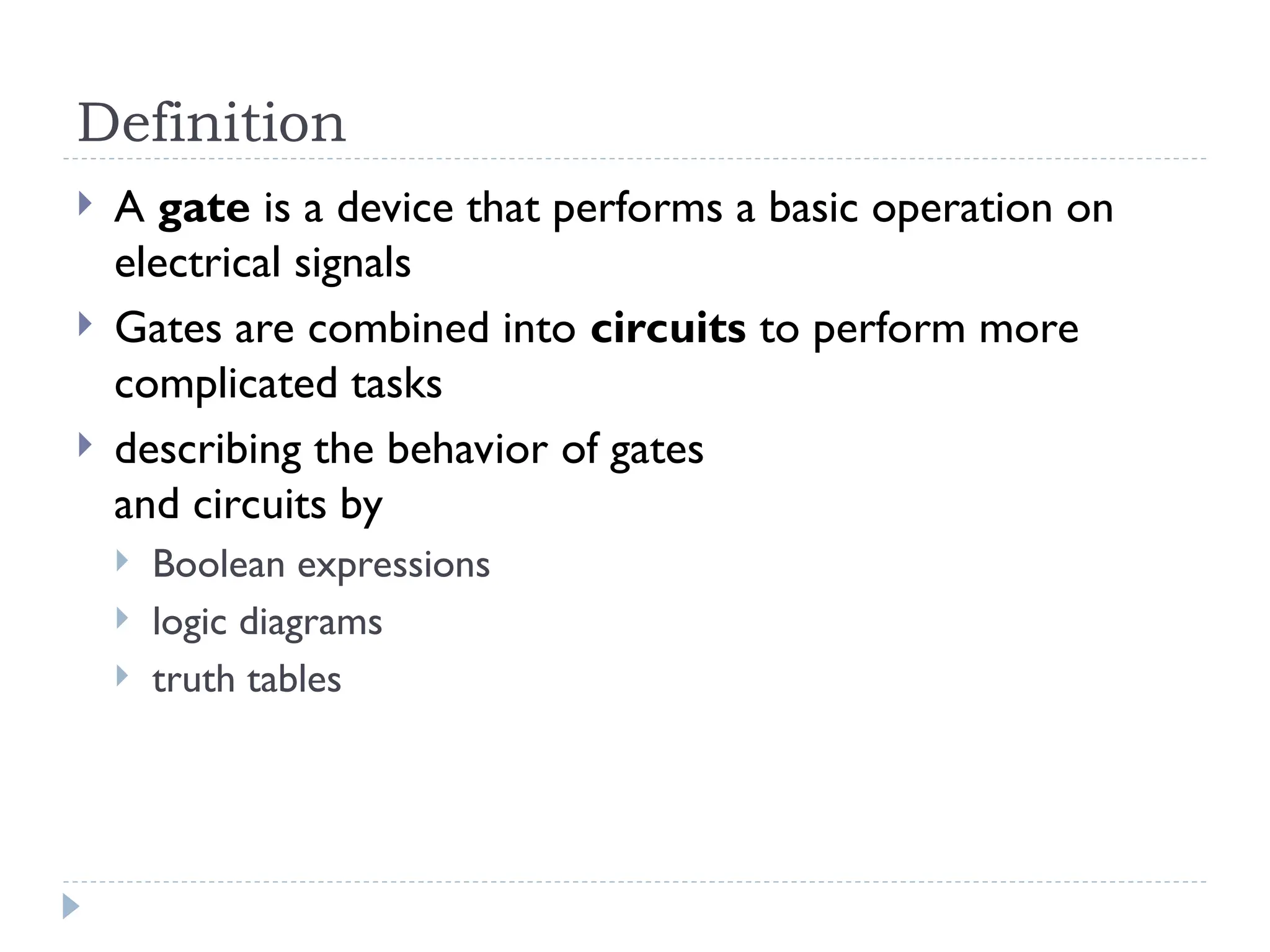 different types of logic gates and its truth table | PPT
