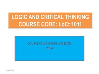 LOGIC and critical thinking for Ethiopian freshman students- Copy.pptx