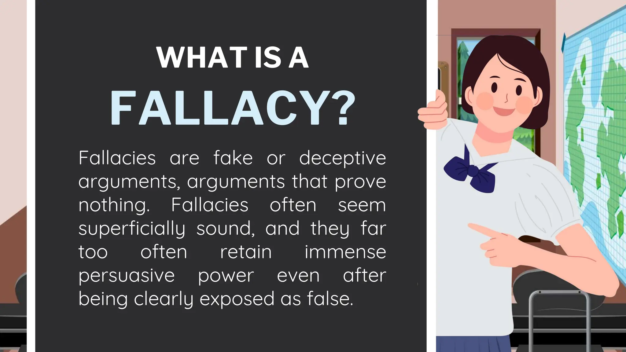 LOGIC-PRESENTATION TYPE OF FALLACIES PPTX | PPT