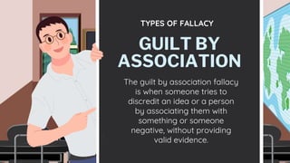 LOGIC-PRESENTATION TYPE OF FALLACIES PPTX | PPT
