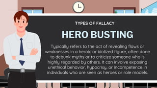 LOGIC-PRESENTATION TYPE OF FALLACIES PPTX | PPT
