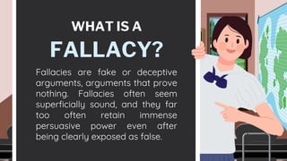 LOGIC-PRESENTATION TYPE OF FALLACIES PPTX | PPT