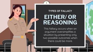 LOGIC-PRESENTATION TYPE OF FALLACIES PPTX | PPT