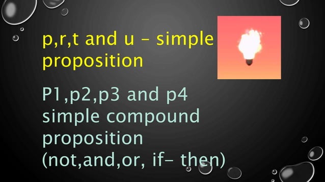 Logic (LESSON) - Truth Table, Negation, Conjunction, Dis junction ...