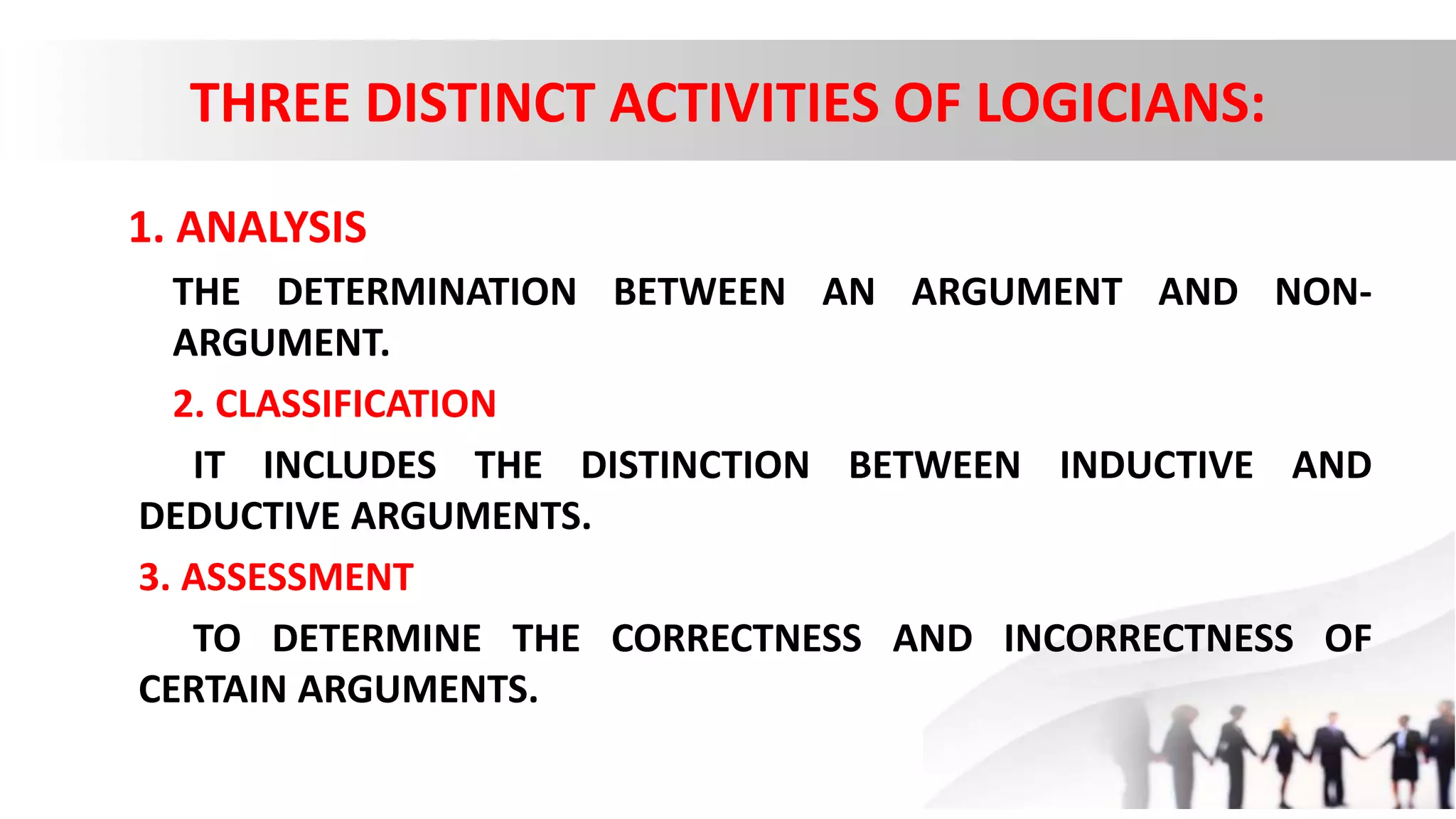 INTRODUCTION TO LOGIC | PPTX