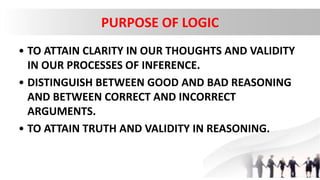 INTRODUCTION TO LOGIC | PPTX
