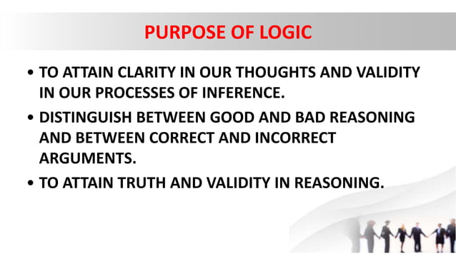 INTRODUCTION TO LOGIC | PPTX
