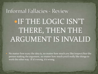 Logic 101 Lecture 4 | PPTX