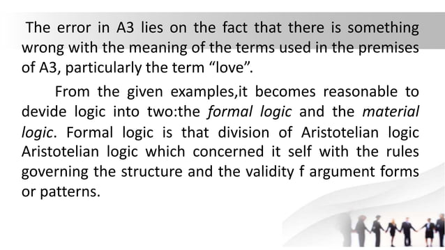 Division of logic | PPTX