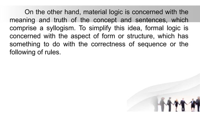 Division of logic | PPTX