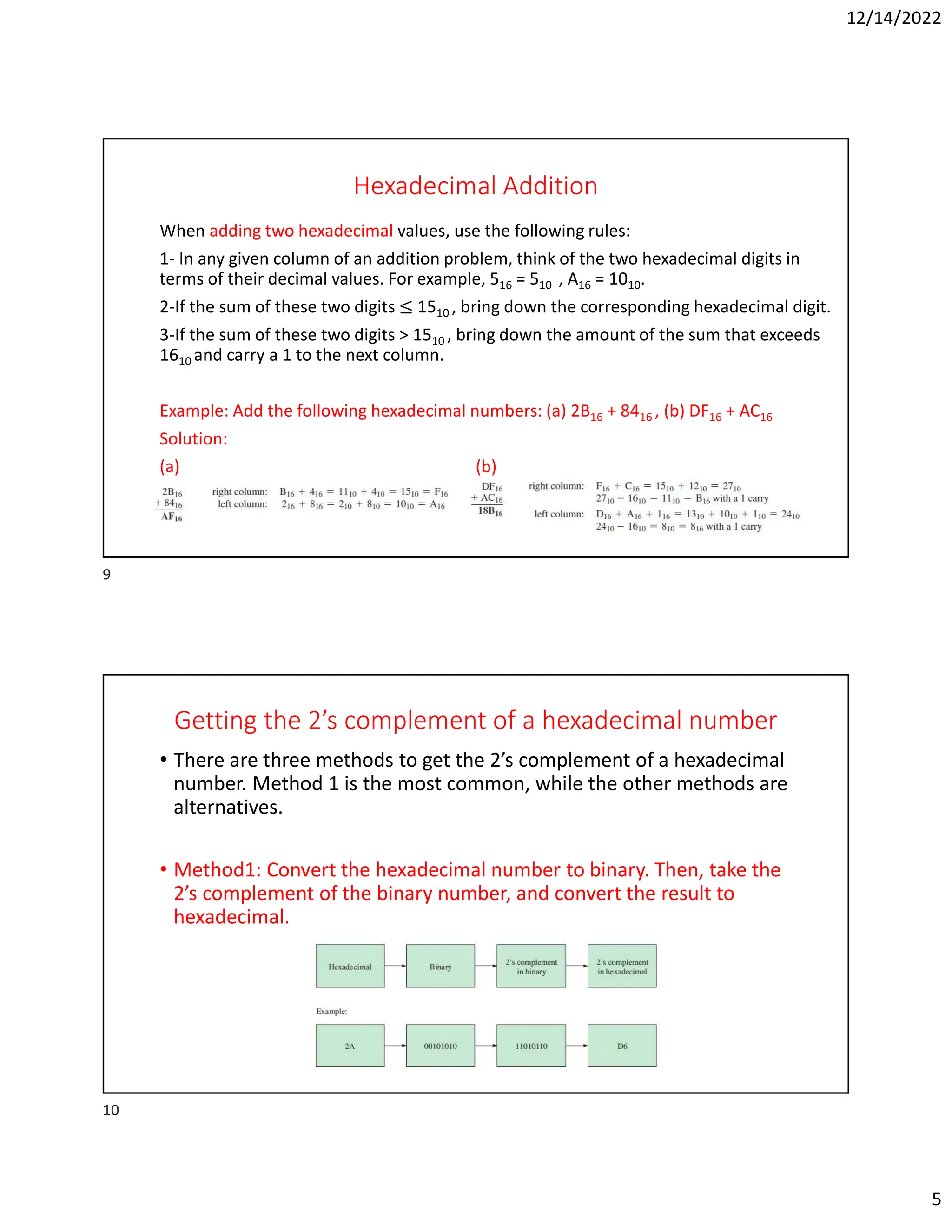numbering system binary and decimal hex octal | PDF