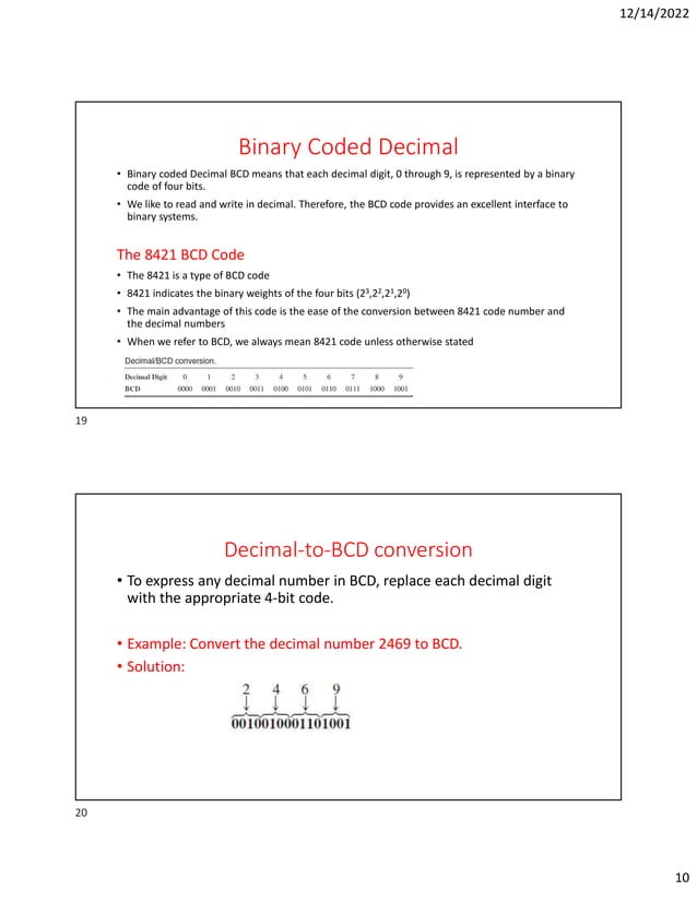 numbering system binary and decimal hex octal | PDF