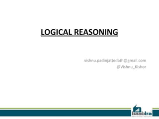Logical Reasoning | PPTX