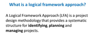 Logical framework approach | PDF
