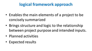 Logical framework approach | PDF