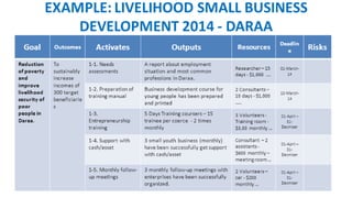 Logical framework approach | PDF