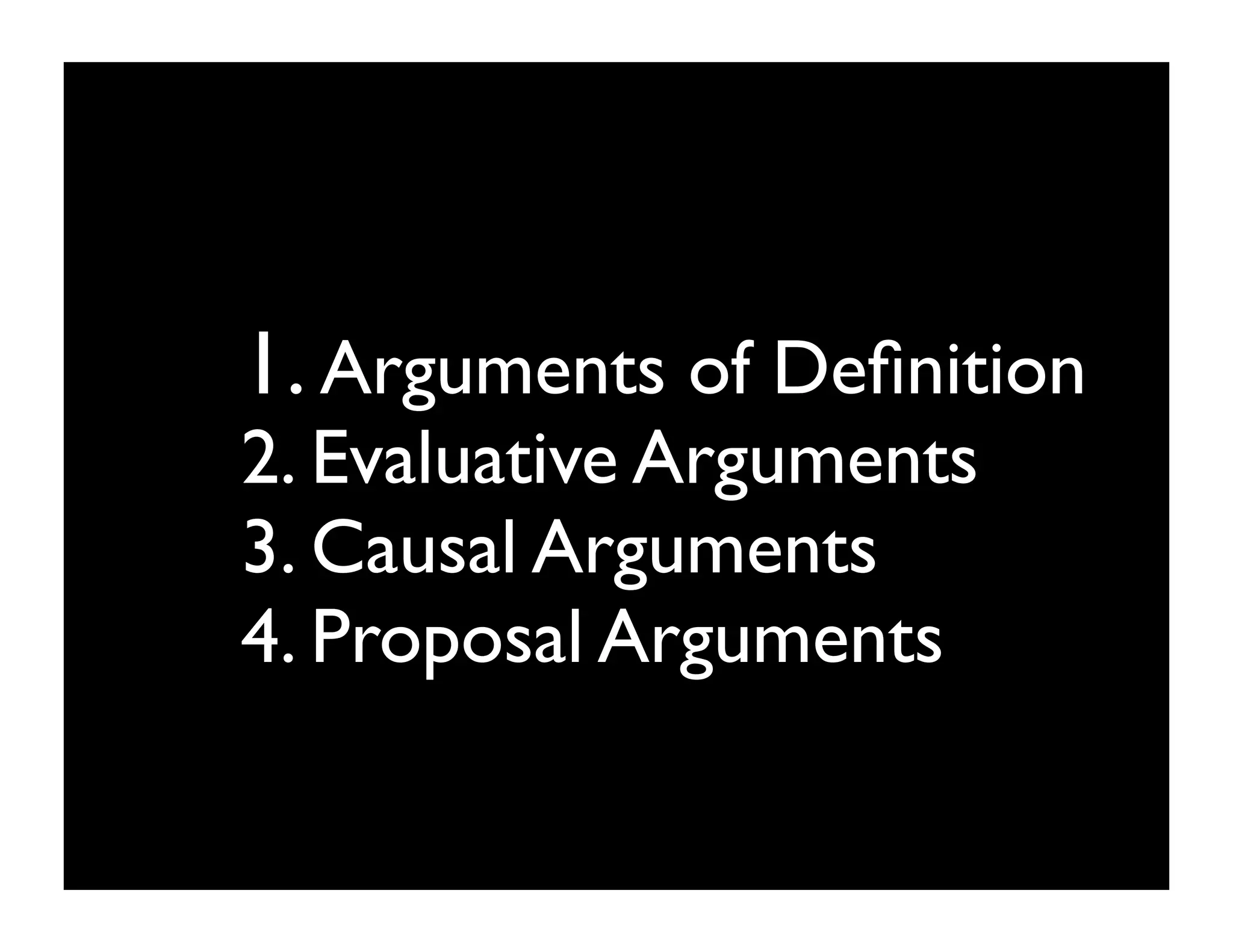 Logical Argument | PDF