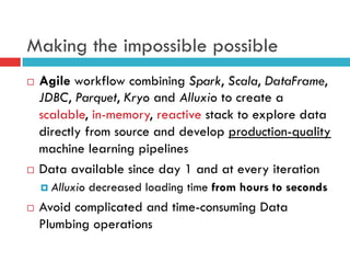 Accelerating Machine Learning Pipelines with Alluxio at Alluxio Meetup 2016 | PPT