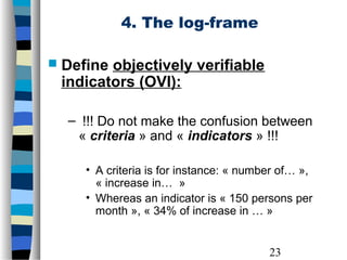 Logical framework-and-project-proposal-119679674017067-2 | PPT