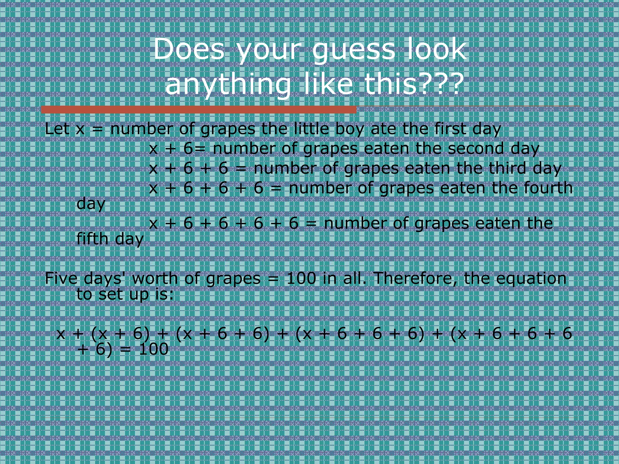 Logical Reasoning Algebra 1 | PPT