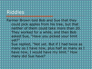 Logical Reasoning Algebra 1 | PPT