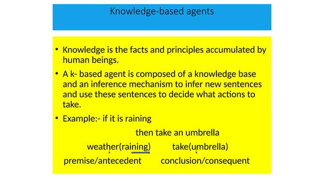 Logical Agents-Artificial intelligence12 | PPT