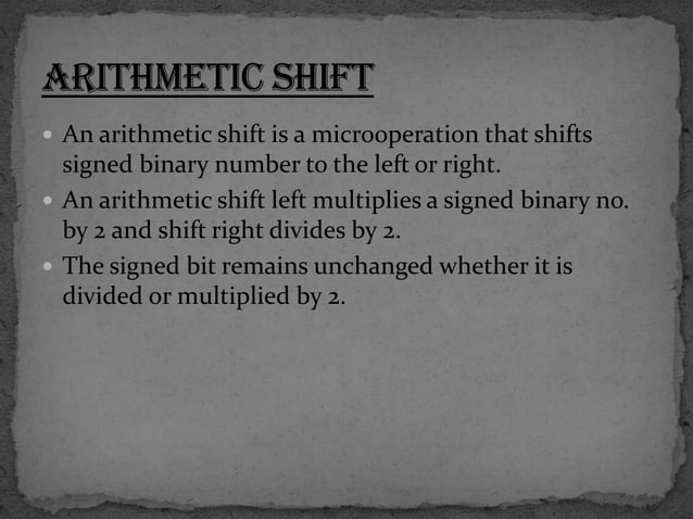 Logical and shift micro operations | PPTX | Programming Languages ...