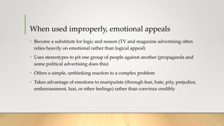 Logical appeals | PPTX