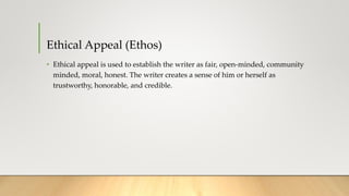 Logical appeals | PPTX