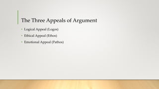 Logical Appeal Examples