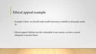 Logical appeals | PPT