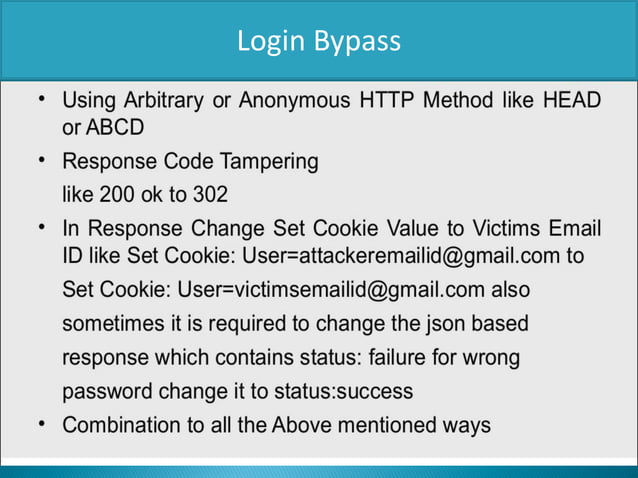 Logical attacks | PPT