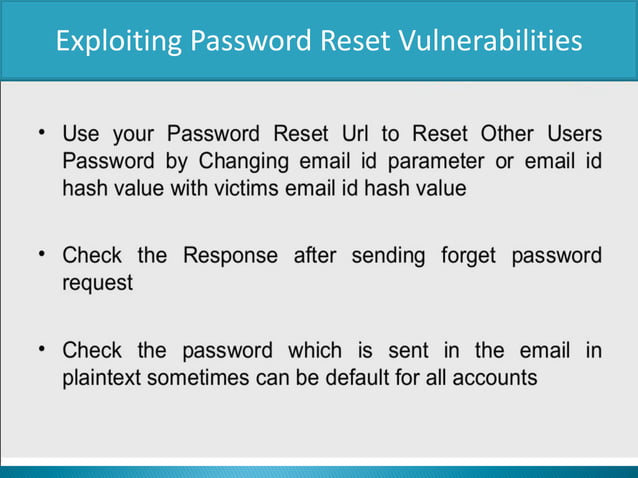 Logical attacks | PPT
