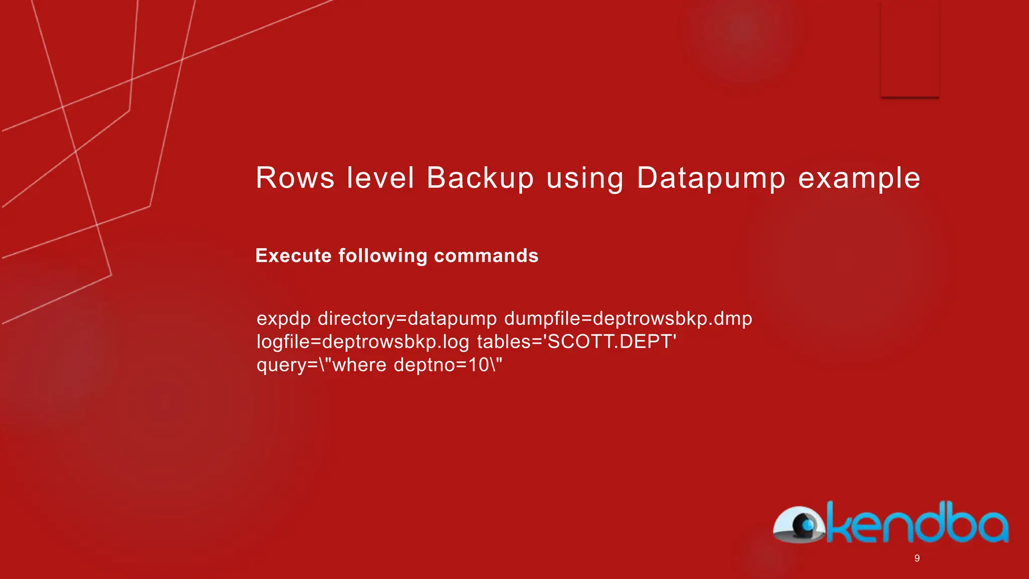 logical backup of Oracle Datapump-detailed.pptx