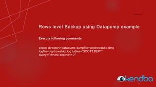logical backup of Oracle Datapump-detailed.pptx