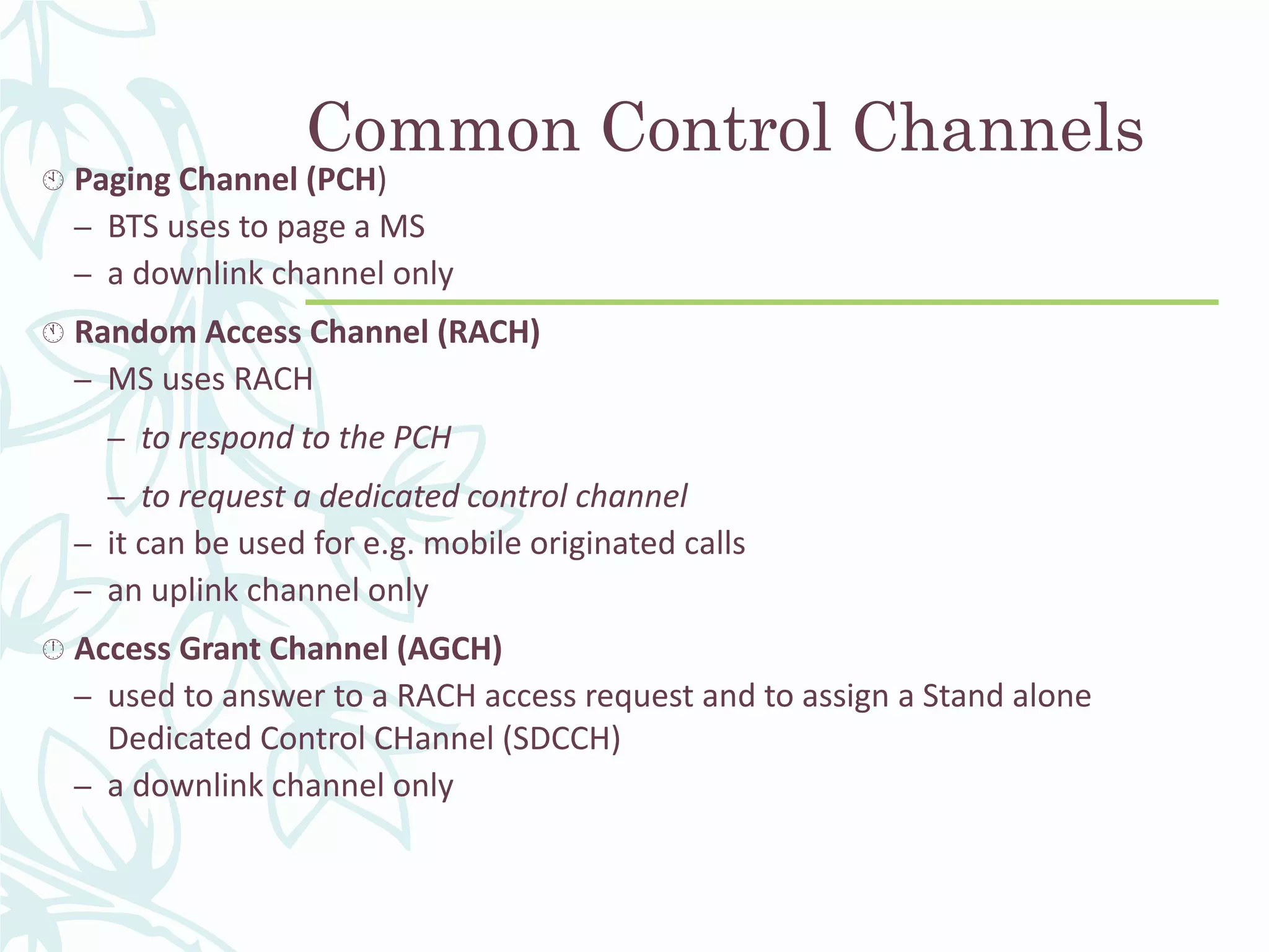 Logical channels | PPT