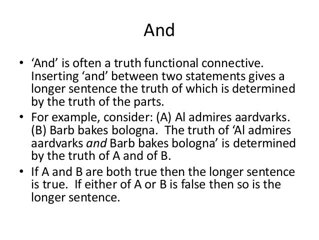 Logical Connectives