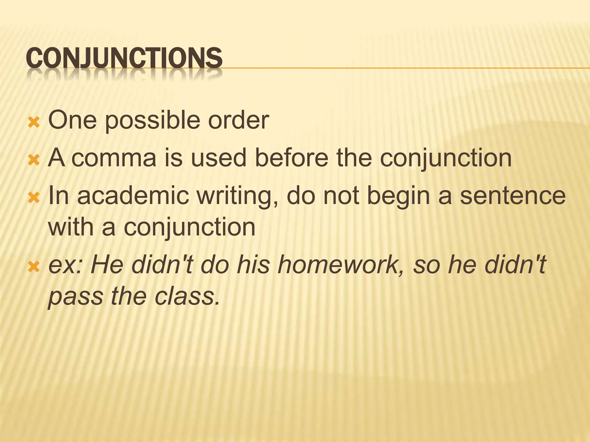 Uses of Logical Connectors Lesson for Grade 7 English | PPTX