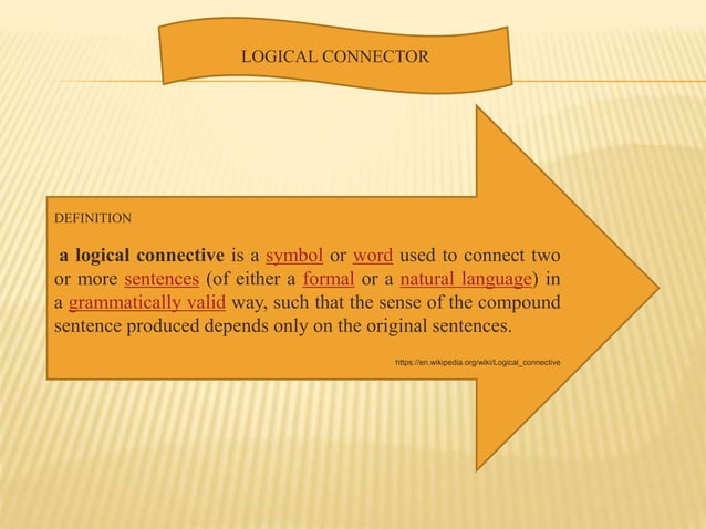Uses of Logical Connectors Lesson for Grade 7 English | PPTX ...