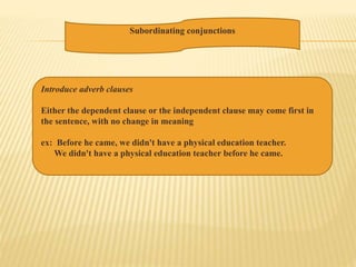 Uses of Logical Connectors Lesson for Grade 7 English | PPTX