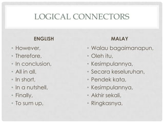 Logical Connectors | PPTX
