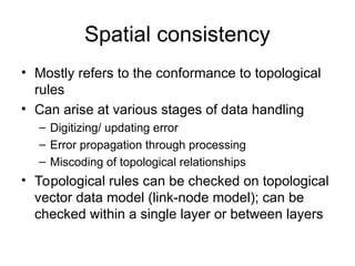 Logical consistency in geographical information | PPT