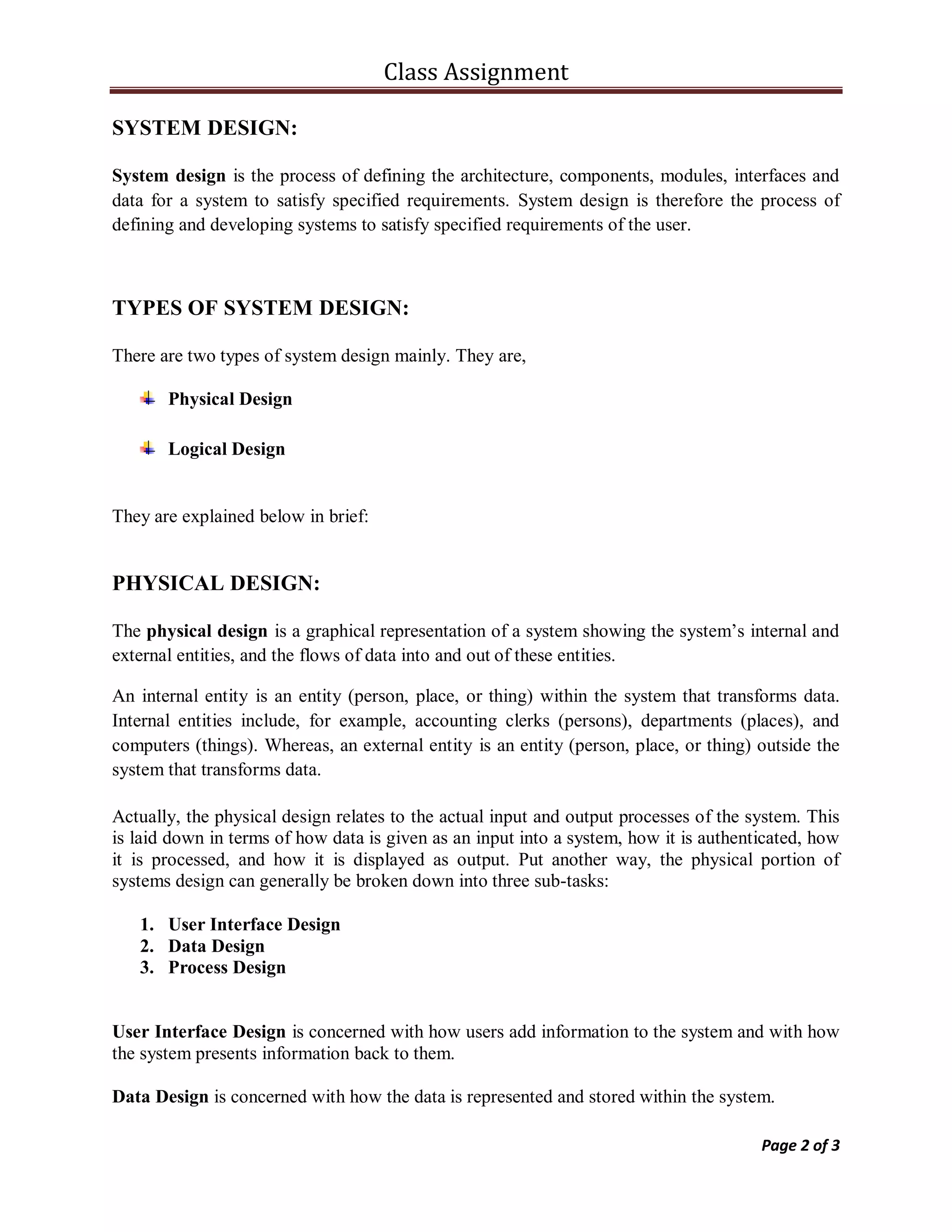 Logical design vs physical design | PDF